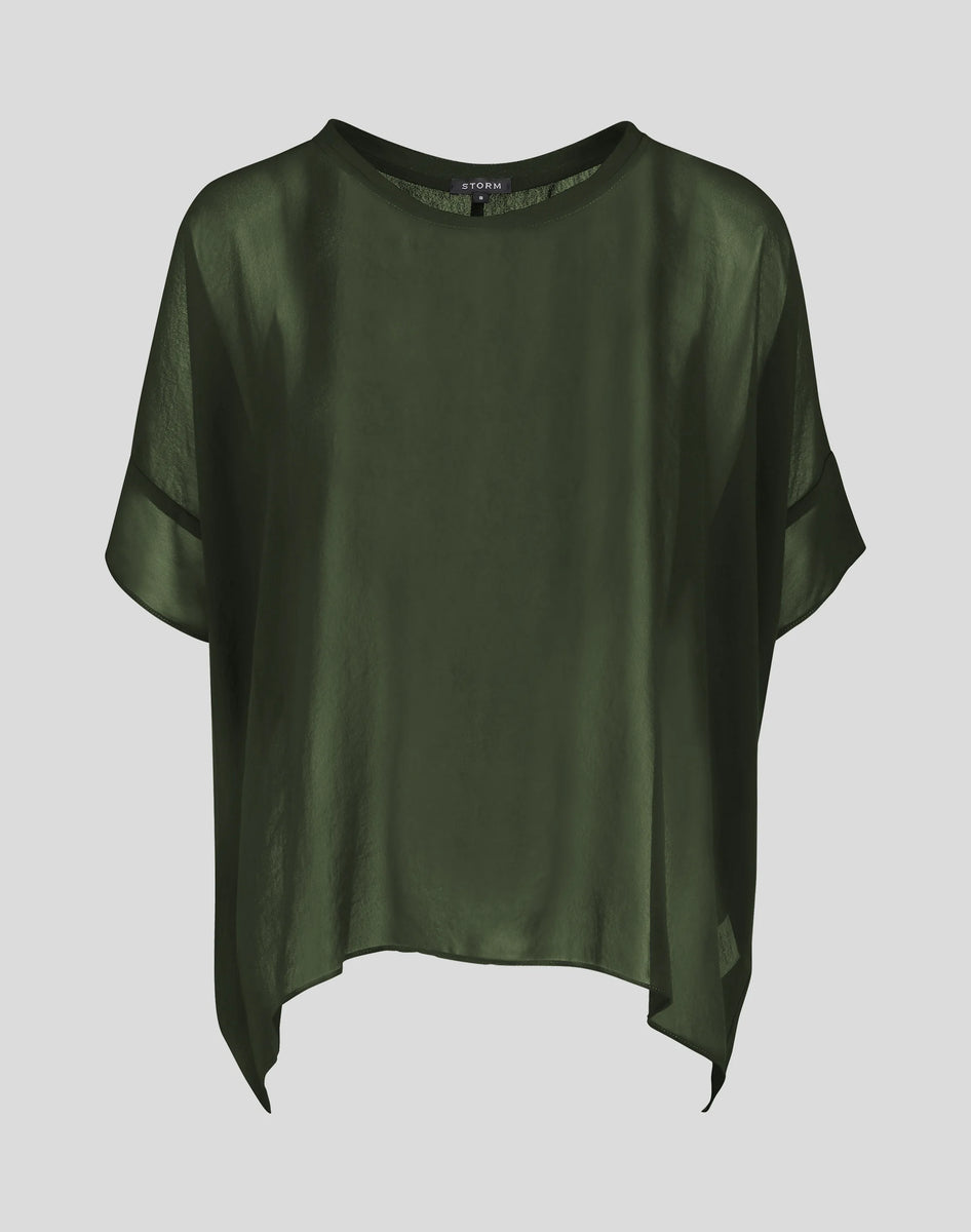 Relaxed Short Sleeve Sheer Top – Hamilton & Murray Boutique